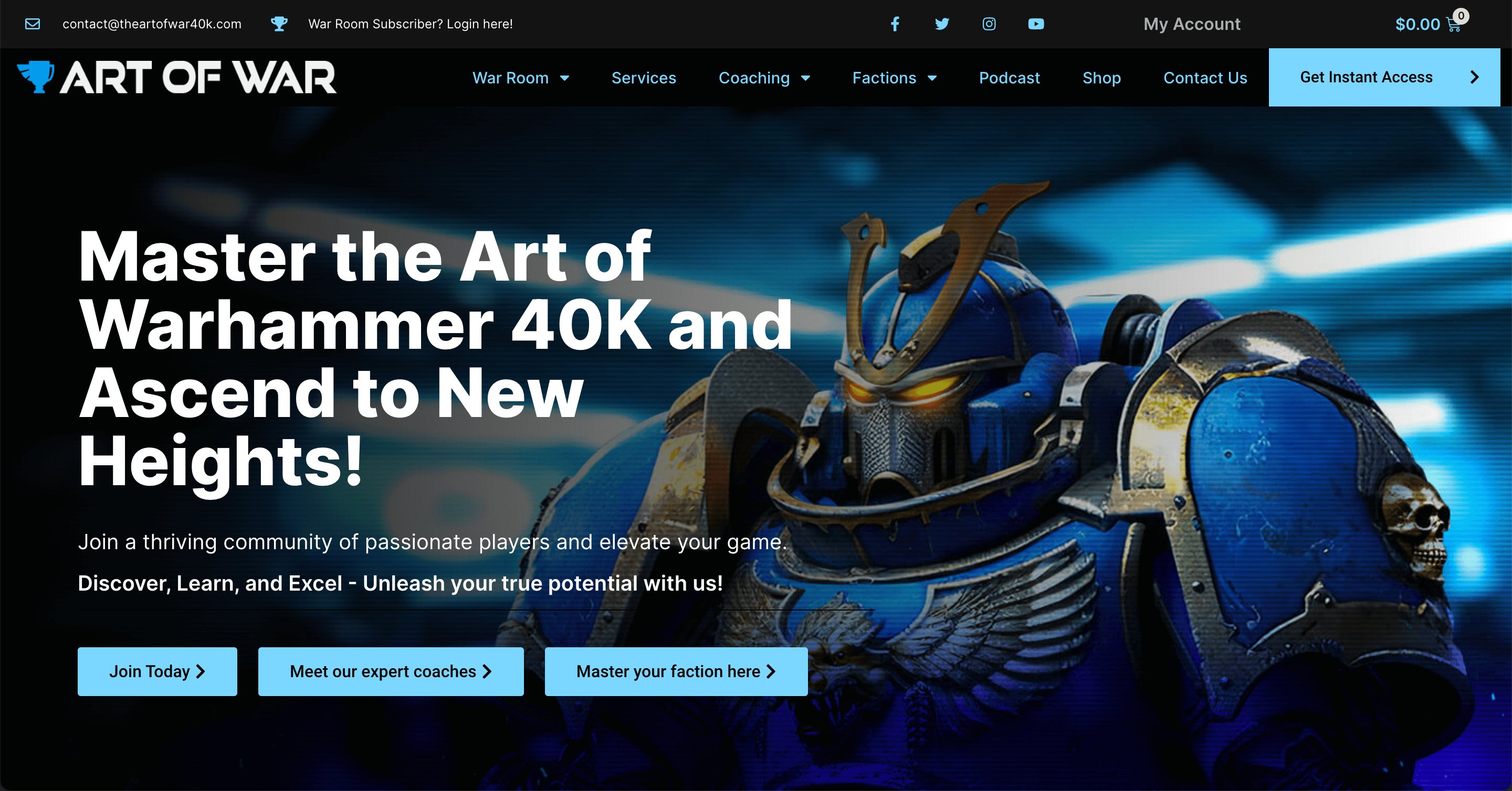 Warhammer Enthusiasts' Website Transformation - Rapid Solutions